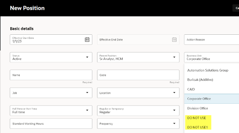 Why are the list of values in Redwood screens showing inactive data ...