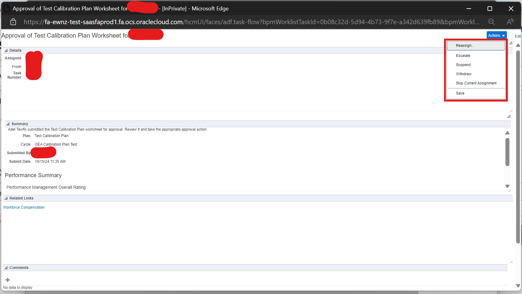 Alternate Approver Is Unable To Approve Compensation Plan — Cloud Customer Connect