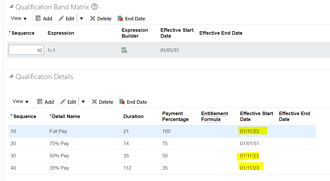 Updated Qualification Details in the Plan not showing under Qualified ...