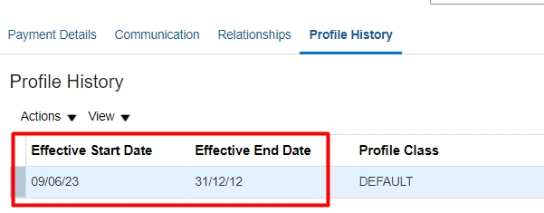 Is it possible to change Customer Effective Start Date under Receivables > Manage Customers ...