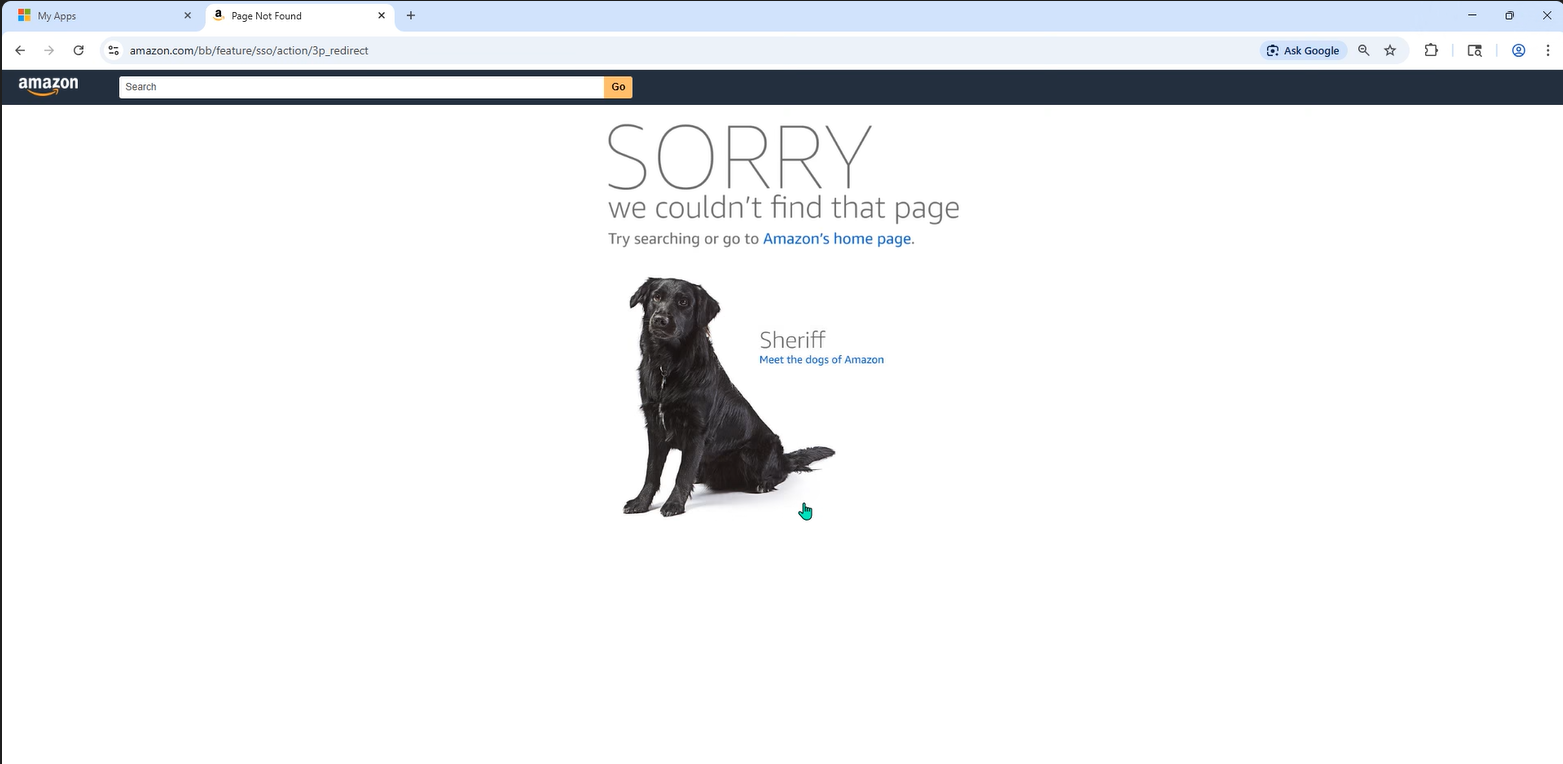 Amazon Business Error — Cloud Customer Connect