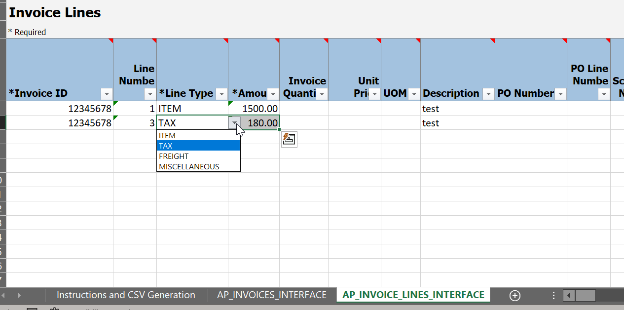 Can we upload AP Invoices using fbdi with Withholding tax lines ...