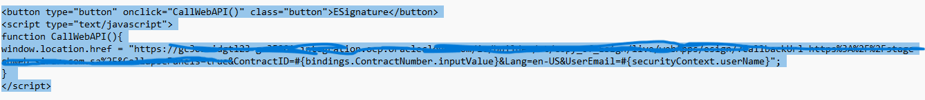 Need to create a button using App composer — Cloud Customer Connect