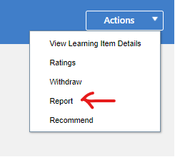 Learning Item Incident - Intended Functionality for Notification ...