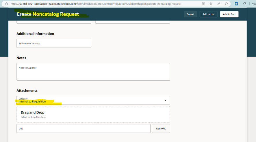 Attachments Category LOV - Change default value - Redwood RSSP — Cloud ...