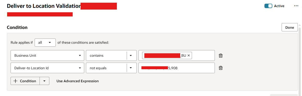 How to add a validation for the Deliver-to Location field on the ...