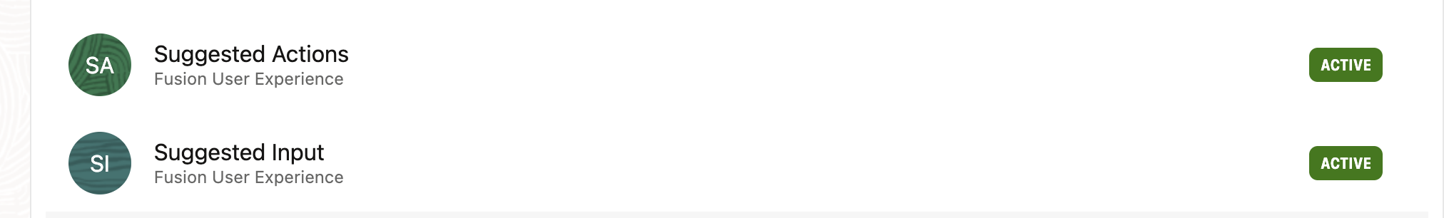 Fusion User Experience AI: Suggested Actions and Suggested Input ...
