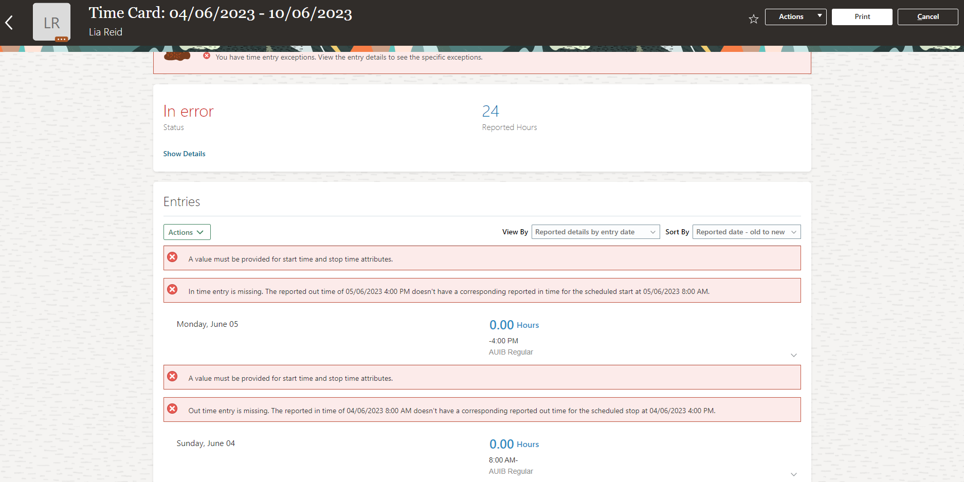 Generate Alert For Missing In Time Entry or Out Time Entry — Cloud ...