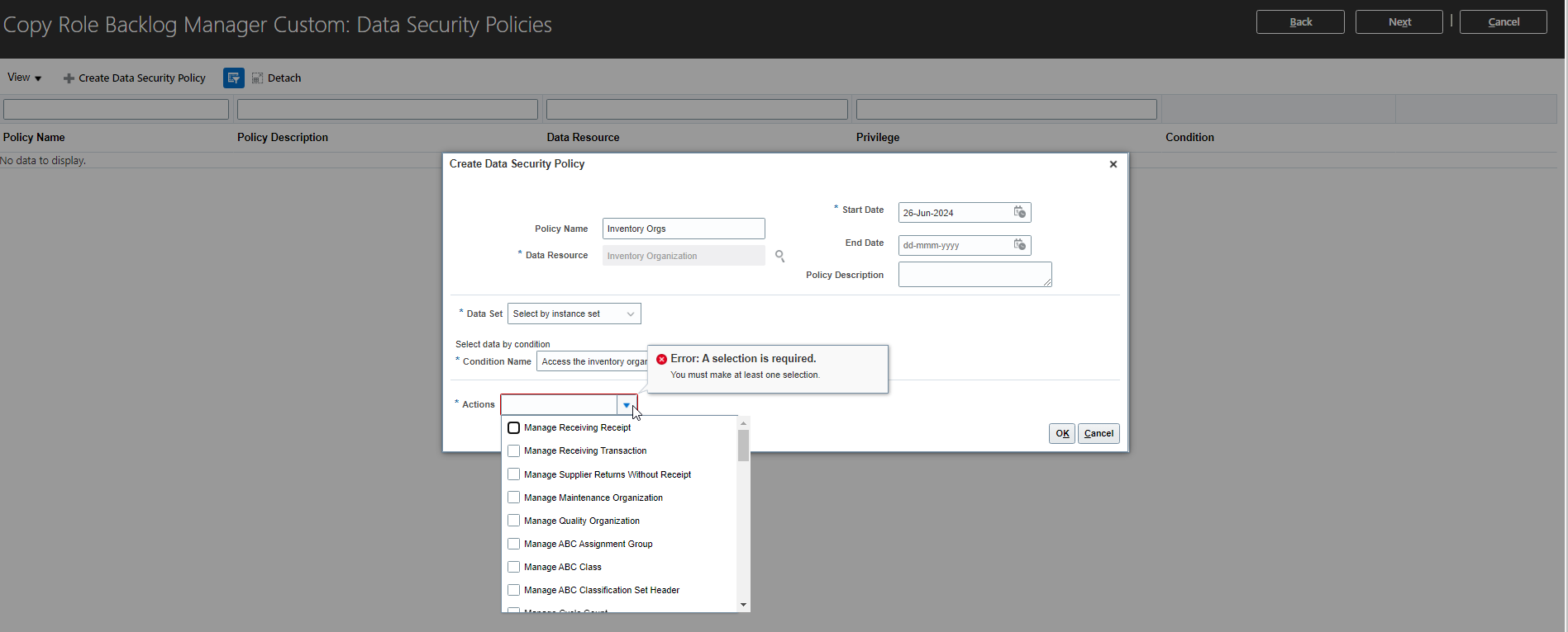Backlog Management(BM) Can we Restrict Backlog Manager Role by ...