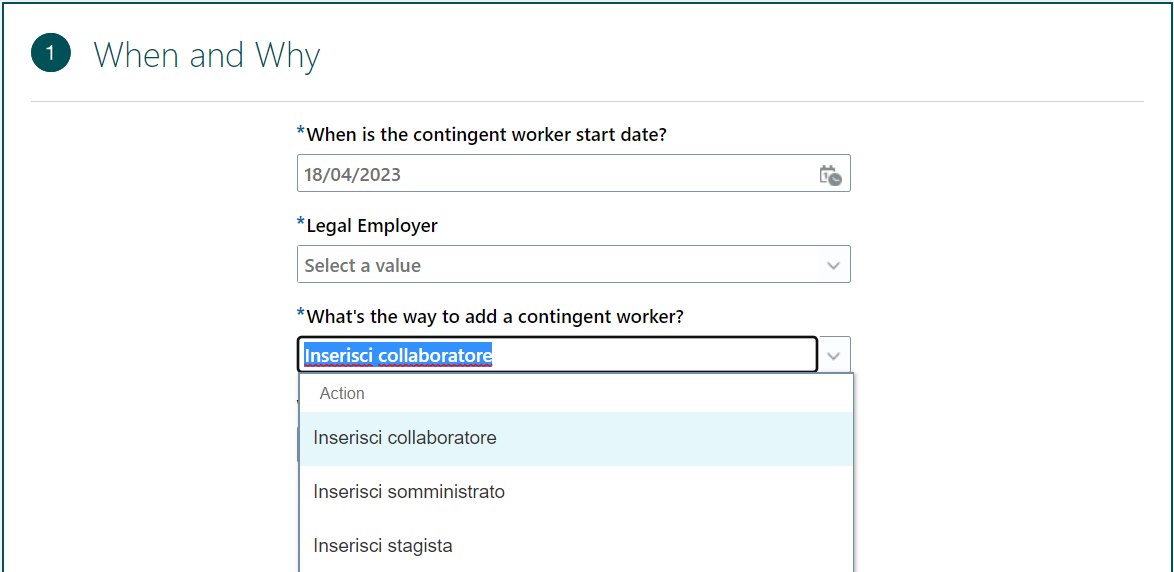 How to default a value on Contract Info section (Type) based on the id ...