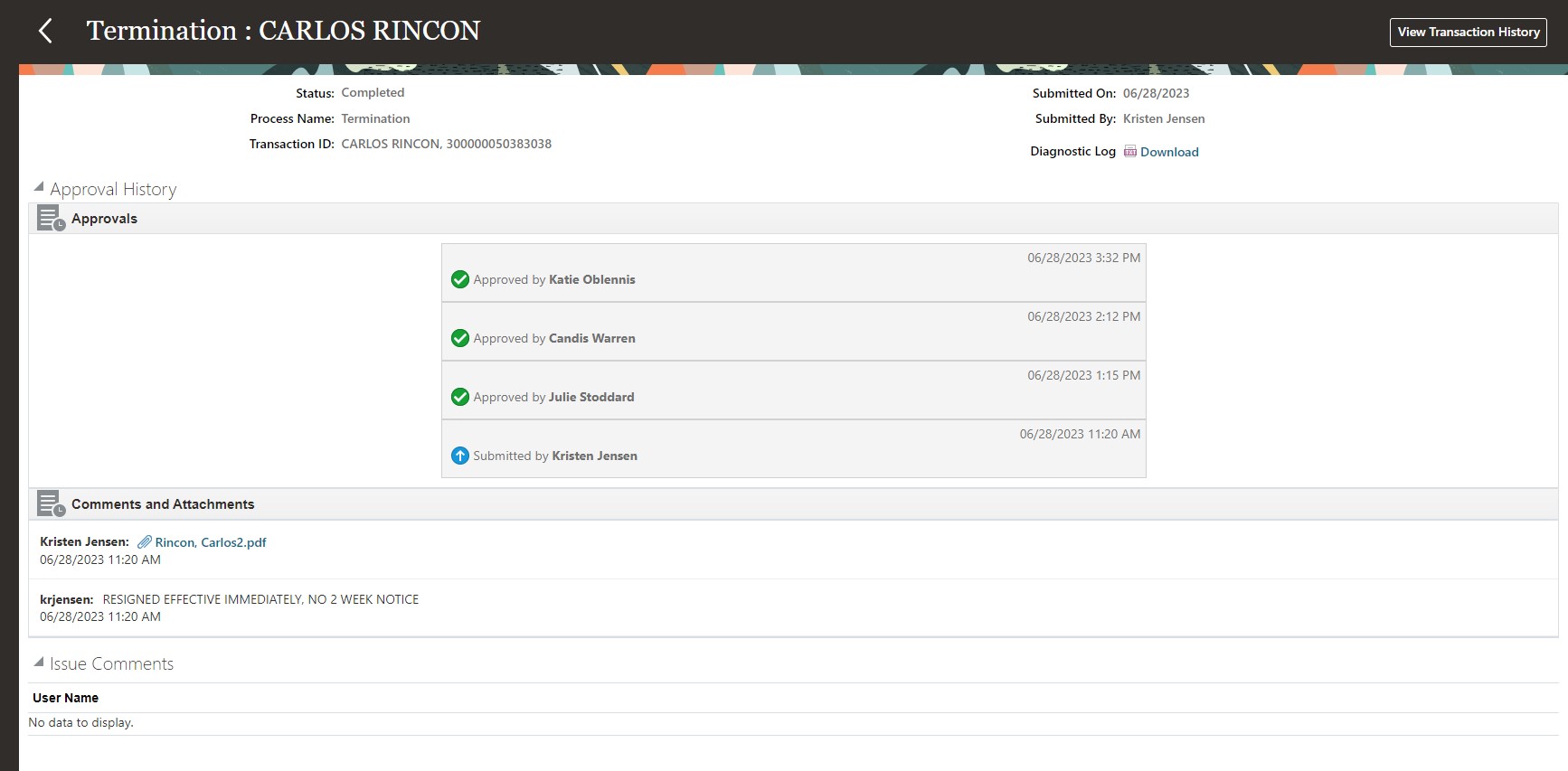 Where Is The Termination Letter When Attached To The Termination Action — Cloud Customer Connect