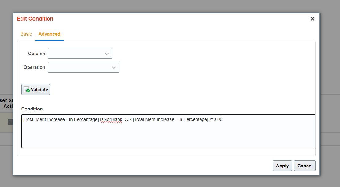 Compensation Change Statement - Generation Criteria are not working ...