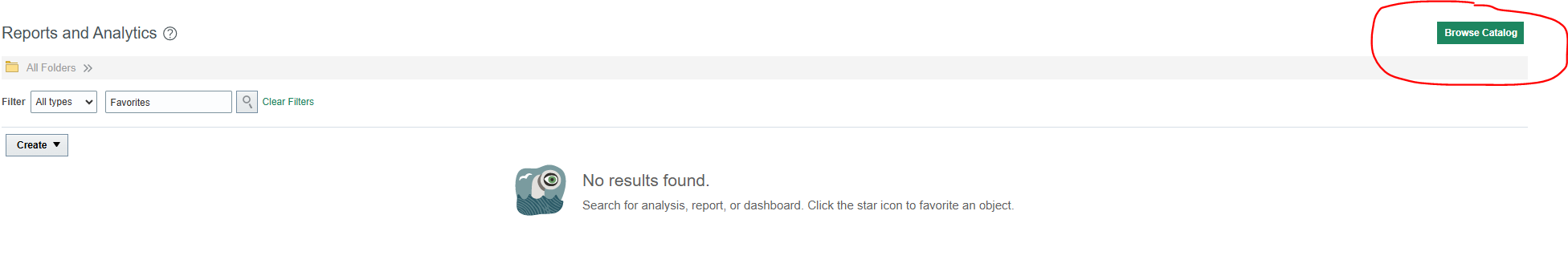 permissions to access reports and analytics catalog — Cloud Customer Connect