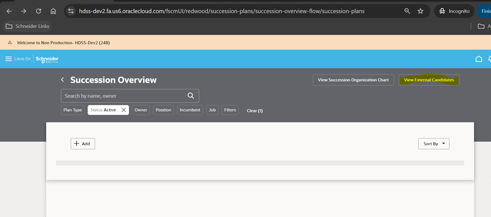 How To Hide External Candidates Field On Redwood Succession Plan Page — Cloud Customer Connect