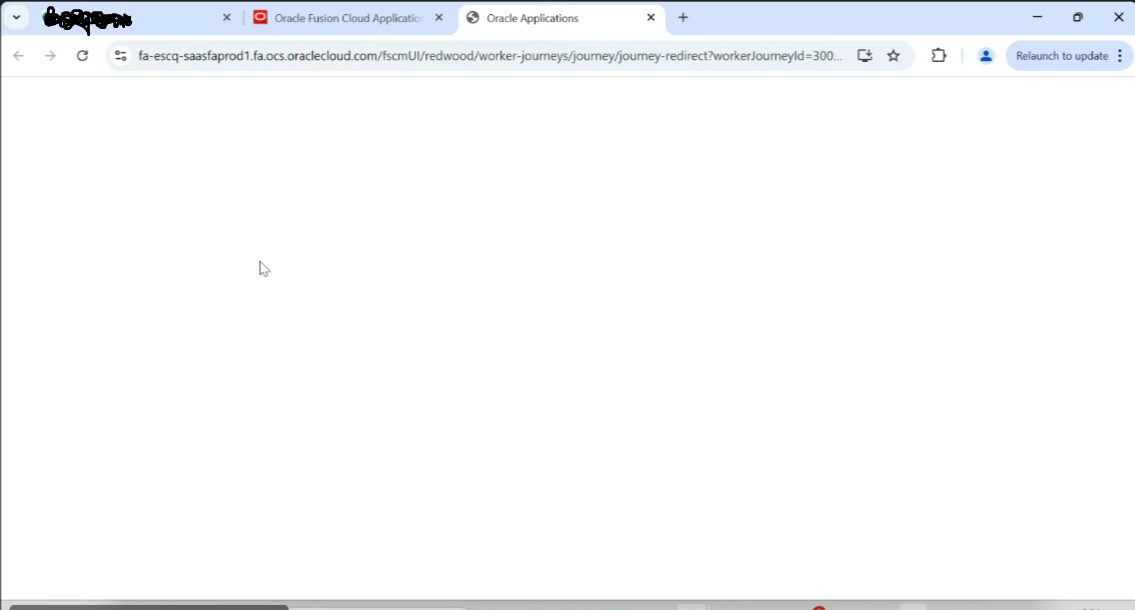 Redwood Journeys page is coming blank — Cloud Customer Connect
