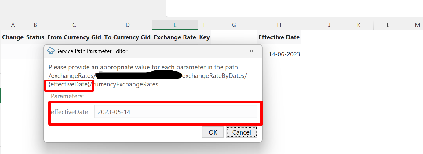 How Setup To Pass The Parameter Value Of Service Path Parameter Editor 3964
