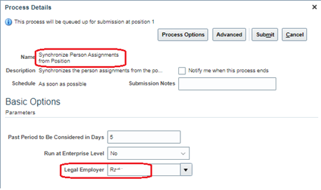 Position HDL upload how to have the employment automatically updated no synchronize process run ...