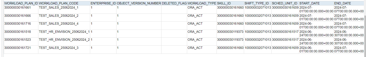 Workforce Scheduling 24b No Data Visible Under Workload Management — Cloud Customer Connect