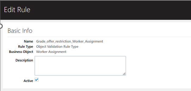 Error when executing the autocomplete rule for Grade restriction in Offer create and Edit ...