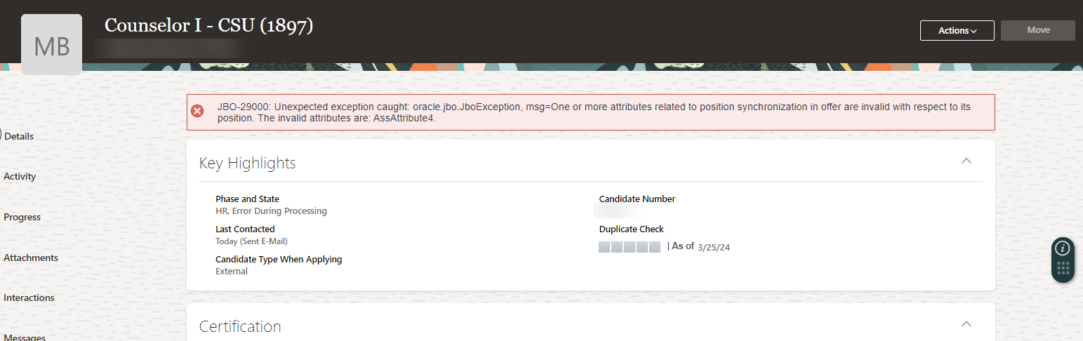 How to resolve below error - jbo-29000: unexpected exception caught ...