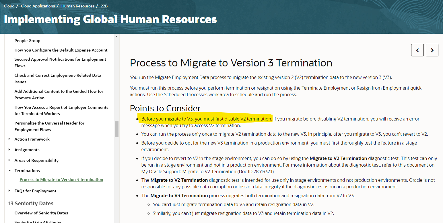 Switch To Termination V3 How To Disable V2 — Cloud Customer Connect