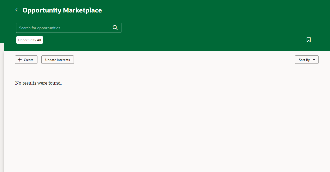 Published Job Requisition Do Not Appear On Opportunity Marketplace Even It Is Published Internal
