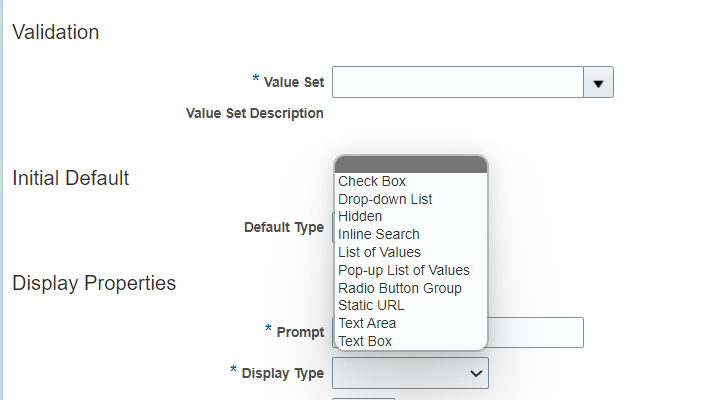 Multi Select Requisition Dff — Cloud Customer Connect