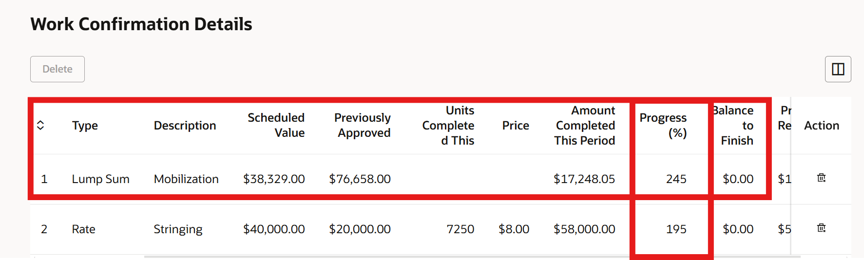 Work Confirmation Allowing Over Receiving In Oracle Fusion — Cloud Customer Connect