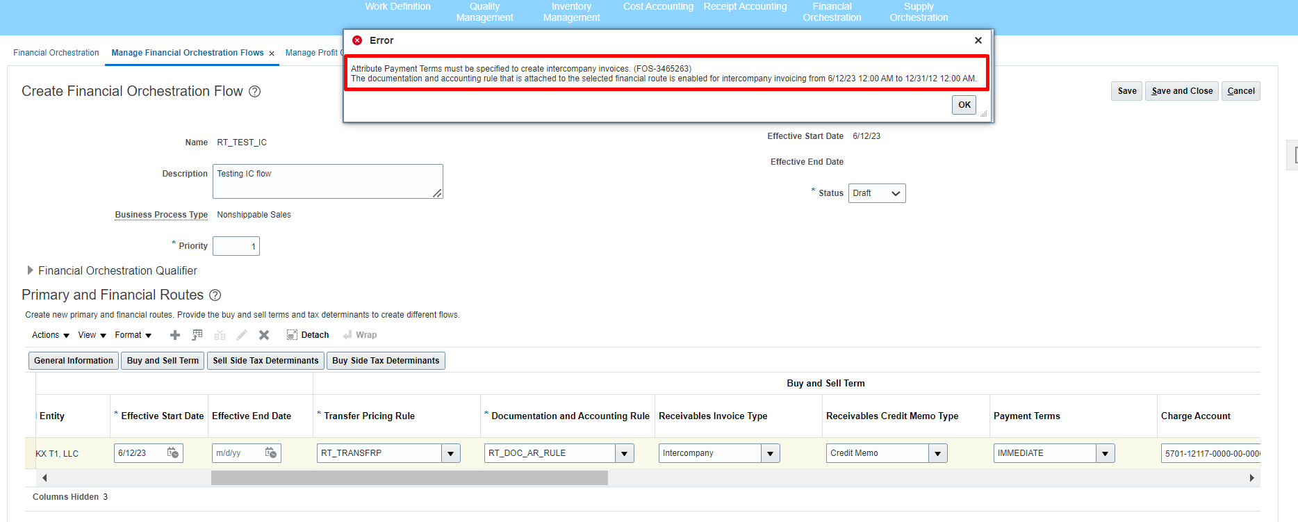 Attribute Payment Terms must be specified to create intercompany invoices. (FOS-3465263) — Cloud ...