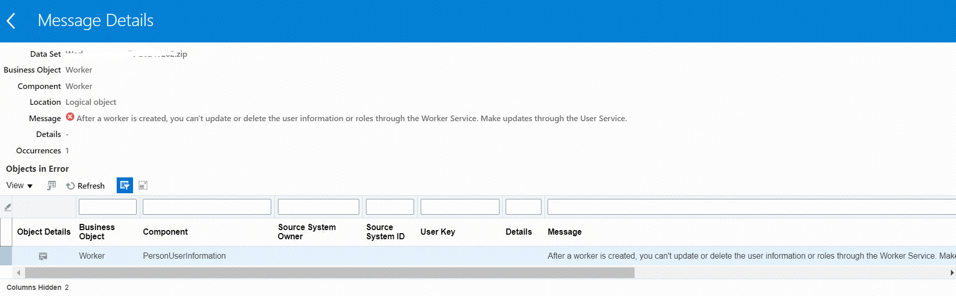 Correct User's email using hdl — Cloud Customer Connect