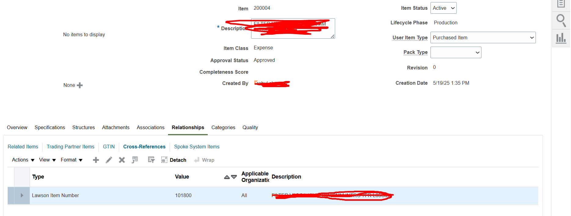 RRSP: The search result for an item when searched using cross reference is incorrect — Cloud ...
