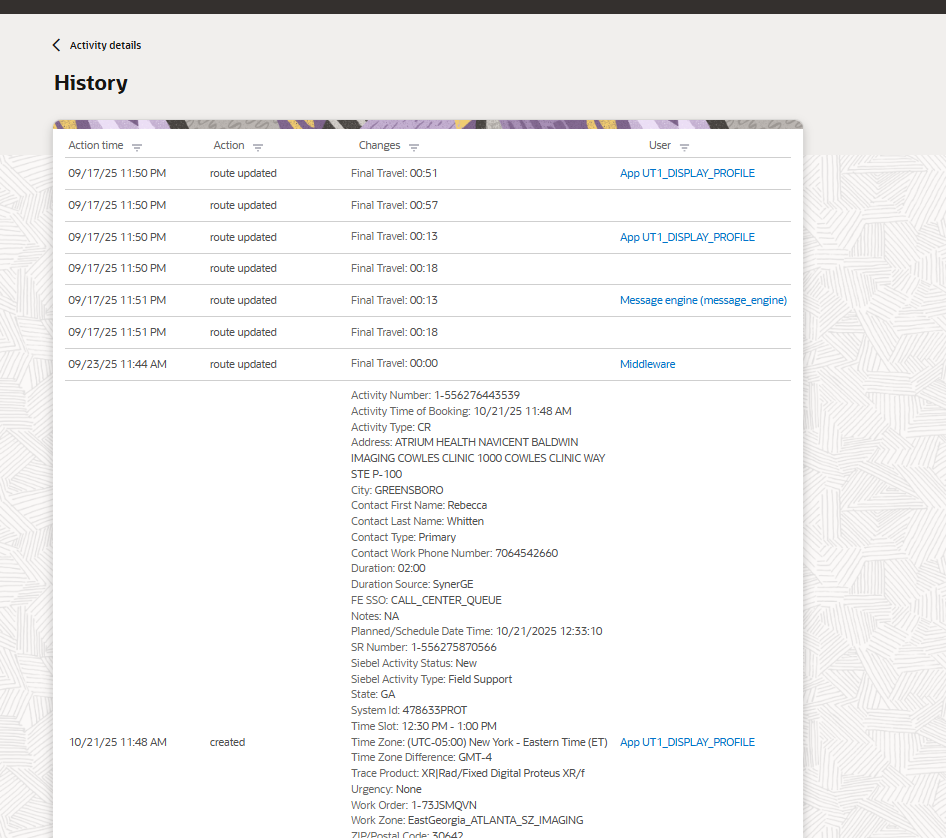 Irrelevant Past Timestamps Appearing in Activity History — Cloud ...