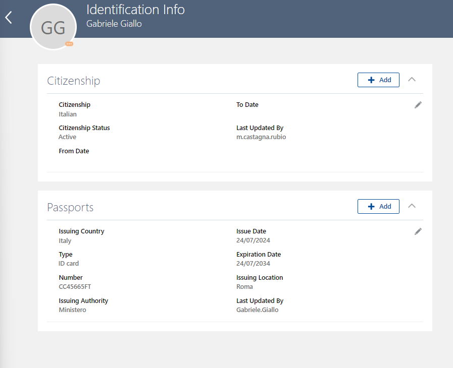 How To Make The “identification Info” Section View Only — Cloud Customer Connect