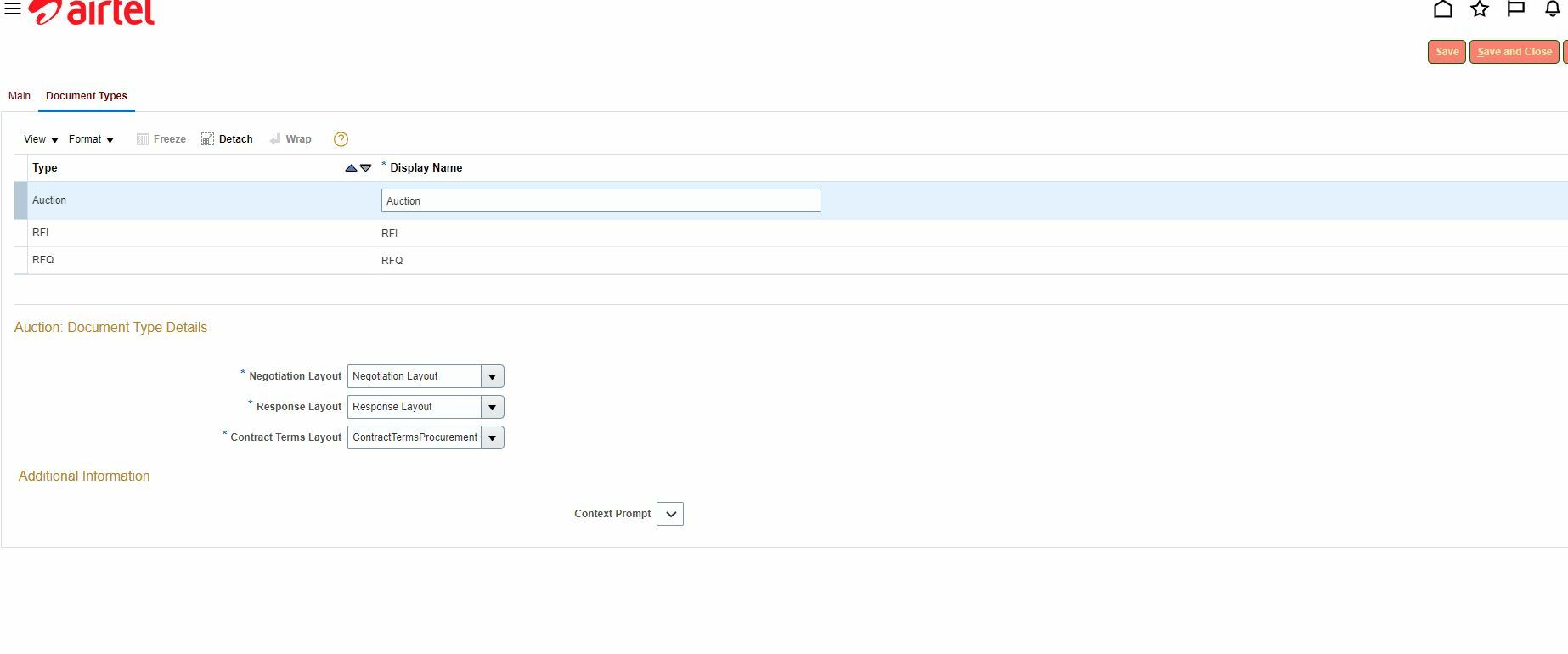 In configure Business Function, In document types - PO, CPA and BPA is ...