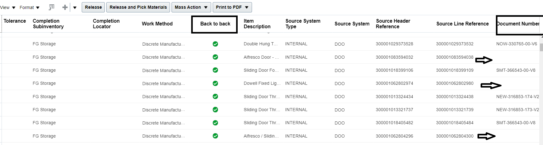 Document number(SO) not visible for all B2B orders on the Manage Work Orders UI — Cloud Customer ...