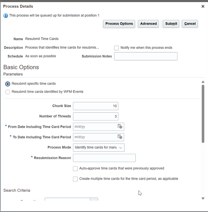 Timecard Escalations and Approval — Cloud Customer Connect