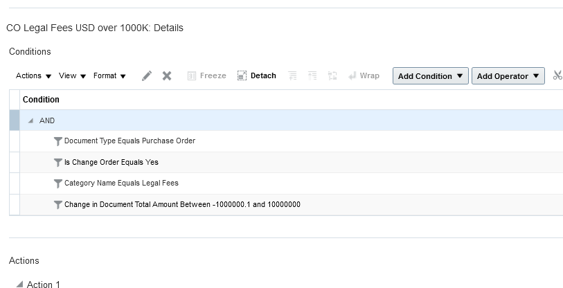 How to setup a Change Order Approval Rule with negative and positive ...