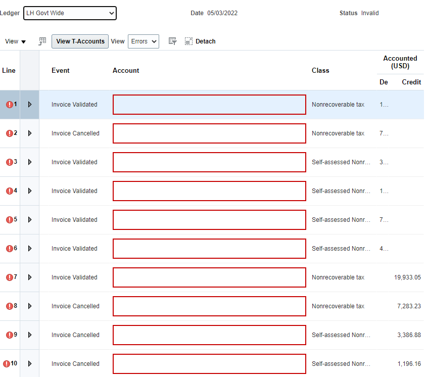 How can I uncancel an invoice? Unaccounted, invalid status. Creating an ...