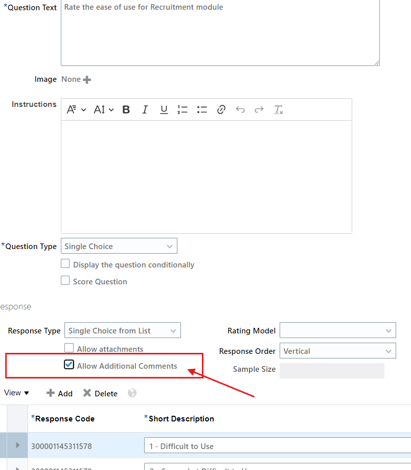 What Is Otbi Field Name That Shows Responses Under Additional Comment Box — Cloud Customer
