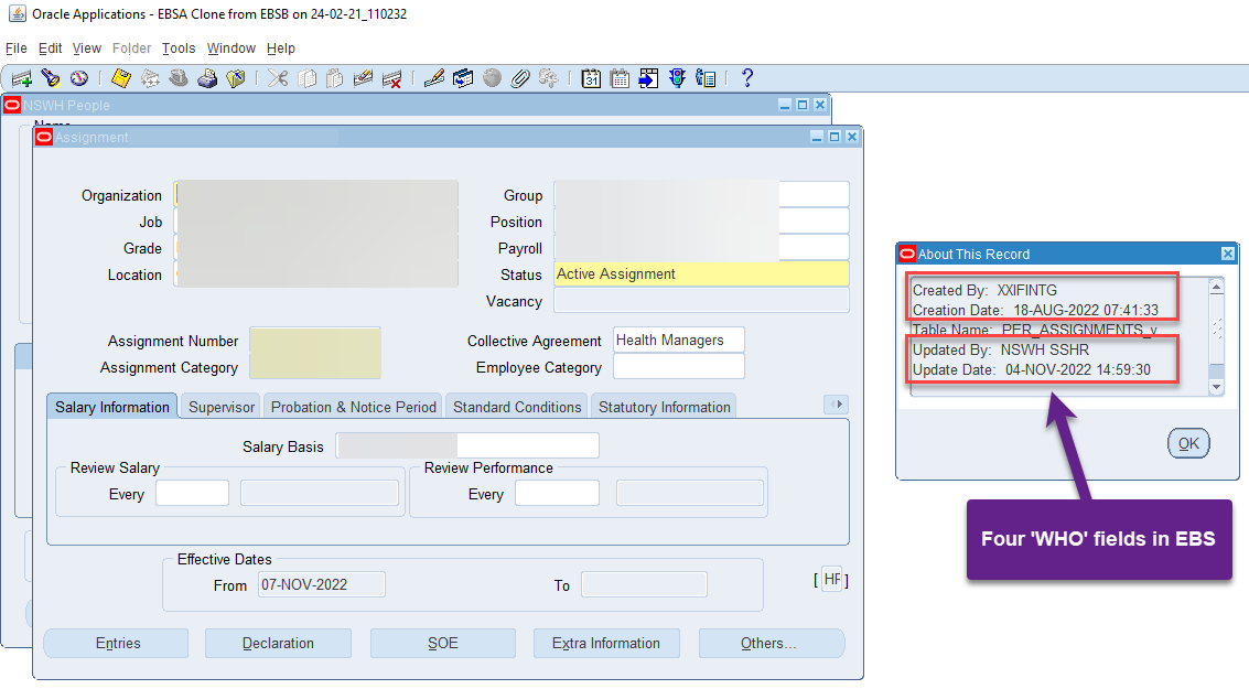 How to see history WHO columns Created By, Creation Date, Last Updated By, Last Update Date ...