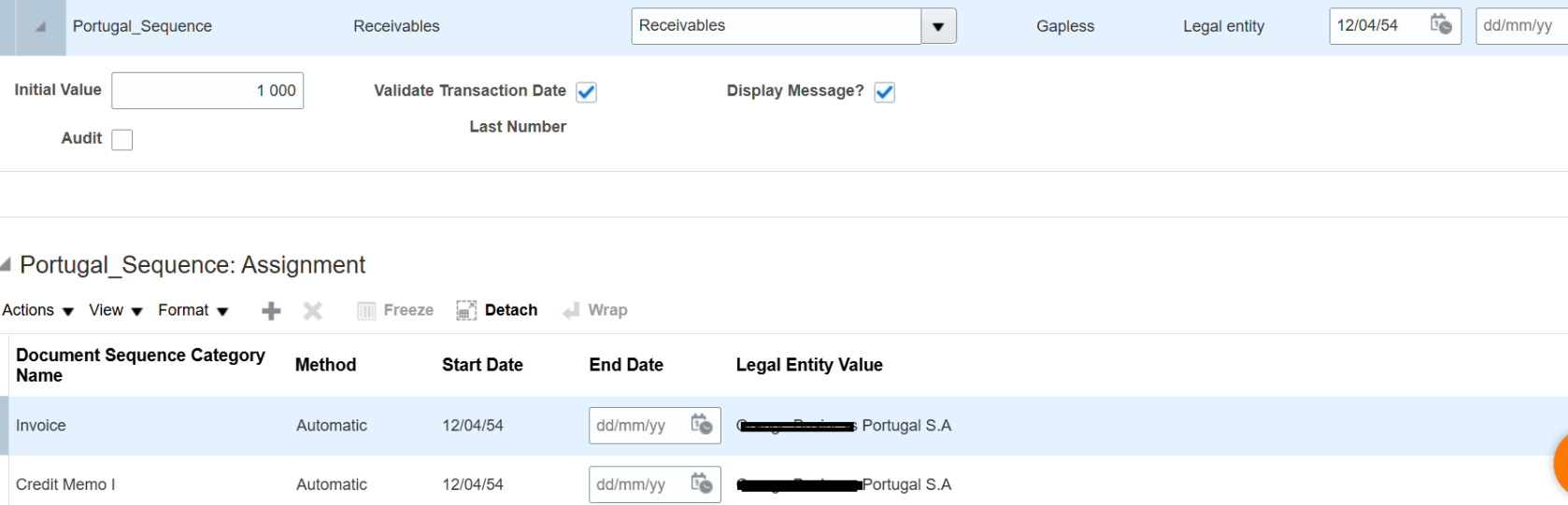 document sequence not appearing when creating a transaction — Cloud ...