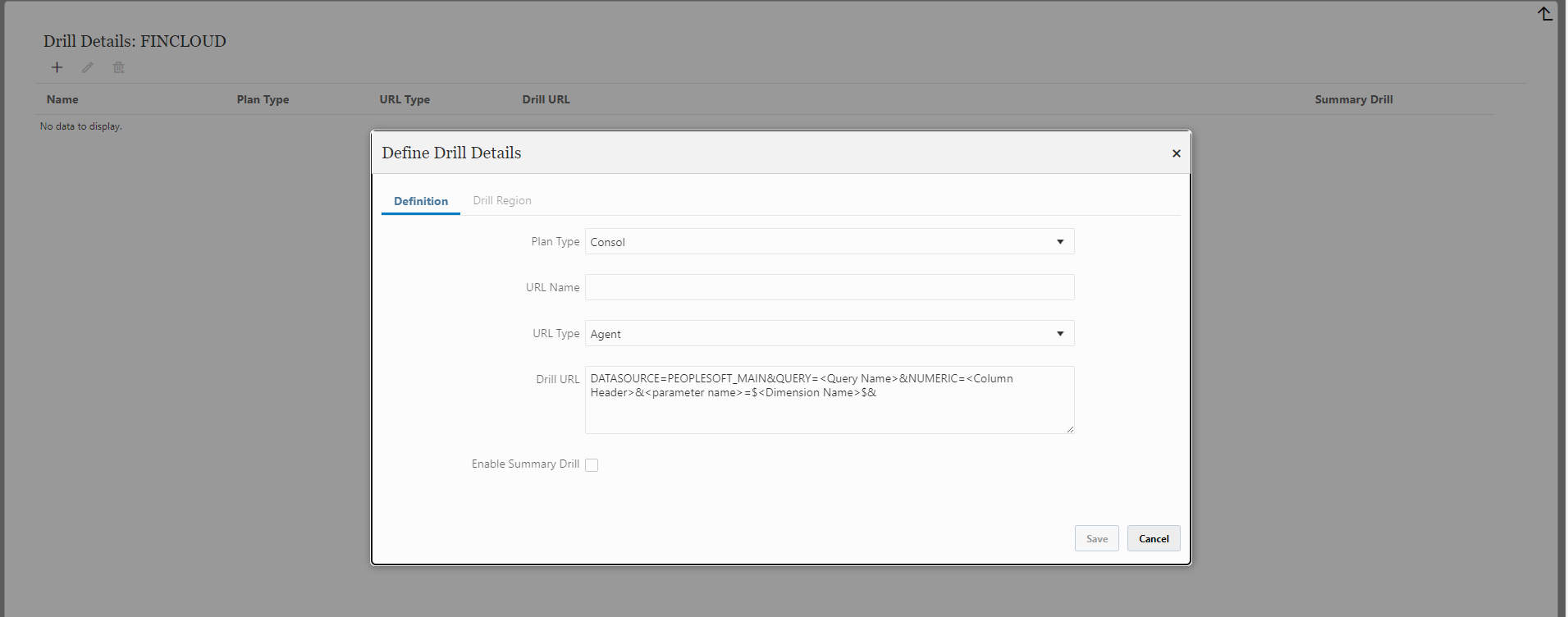 Issue With Drill Through In Fccs — Cloud Customer Connect