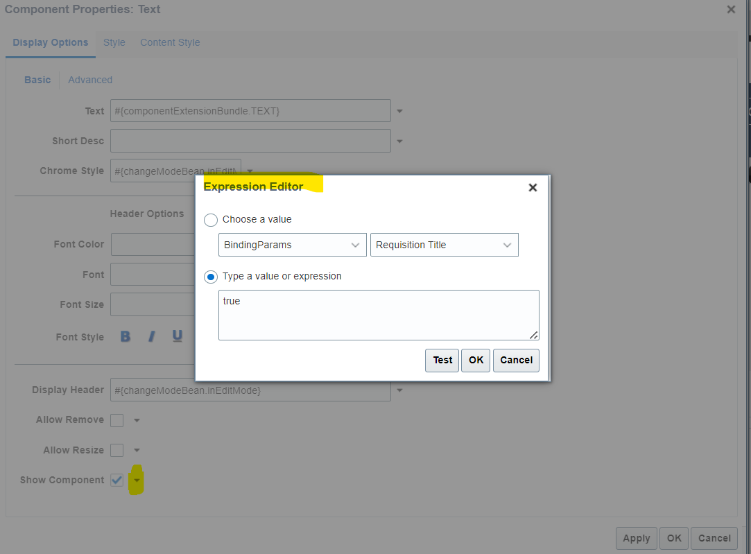 How To Make A Text Box In Job Requisition Creation Page Visible Only For A Specific Role — Cloud