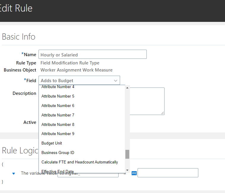 AutoComplete Rule : How to default Hourly Paid or Salaried — Cloud Customer Connect