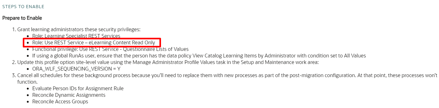 Unable to create a Role for Activity Sequencing in Oracle Learning ... Unable to create a Role for Activity Sequencing in Oracle Learning ...
