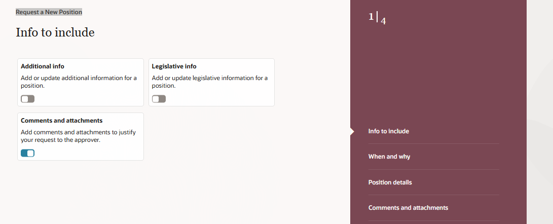Can we default comments and attachment section in Request a New ...