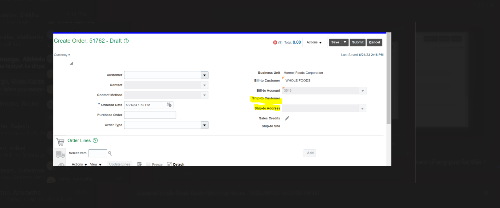 Can We Auto Populate The Customer Details Using Groovy In Sales Order Page — Cloud Customer Connect