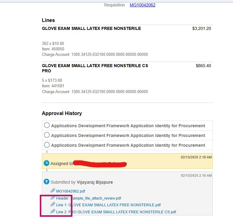 Remove The Prefix Header And Lines In Requisition Approval For Approver — Cloud Customer Connect