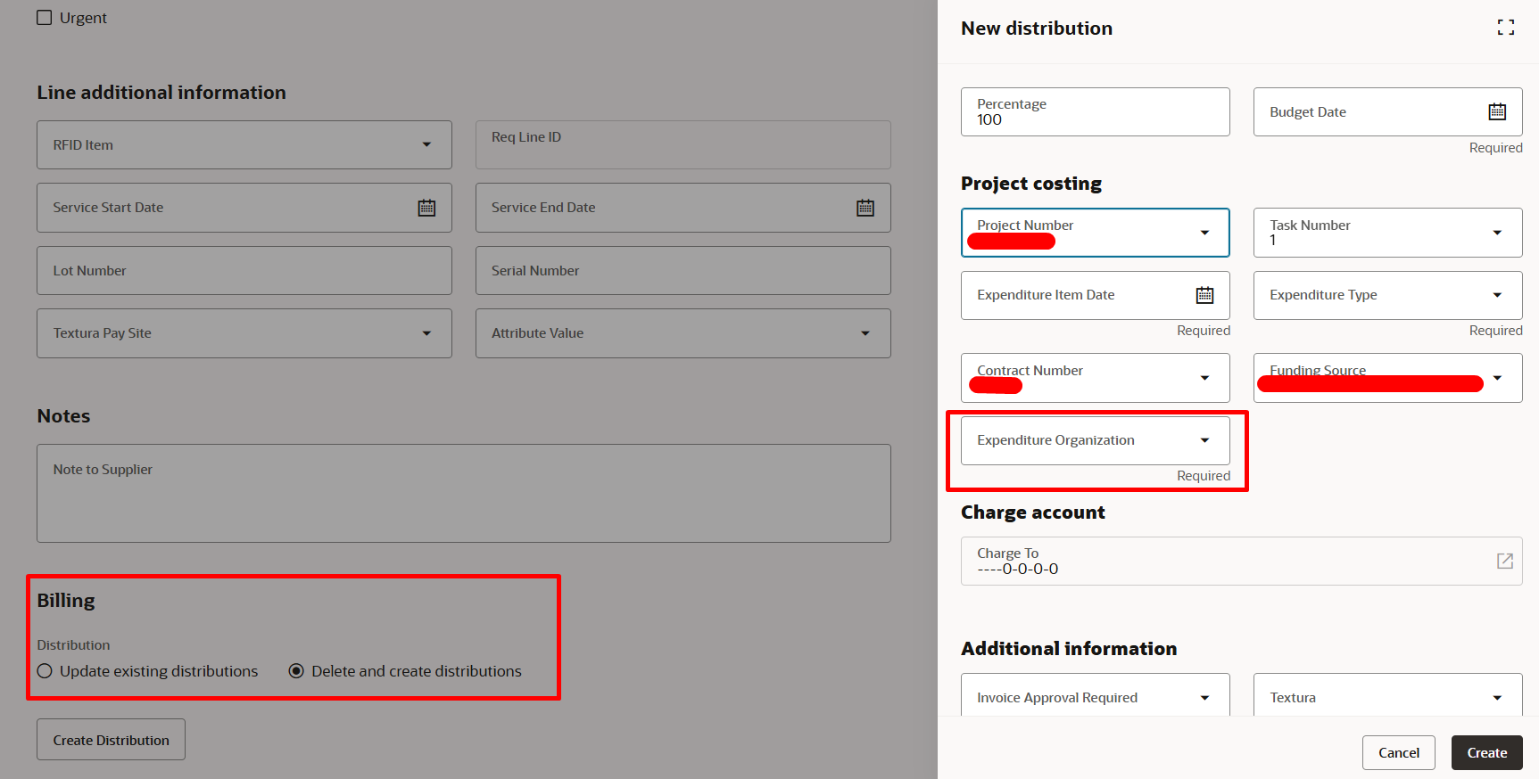 Expenditure Organization do not Auto Populate when Editing Multiple ...