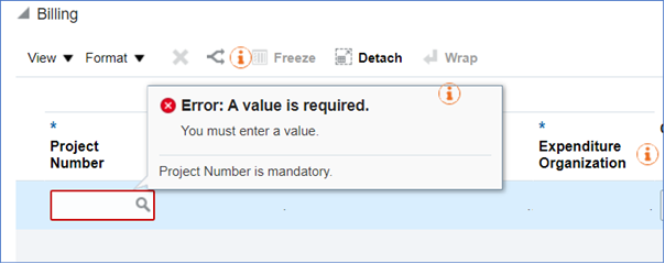 Poet Mandatory On Requisition Creating Issues In Responsive Self Service Procurement — Cloud